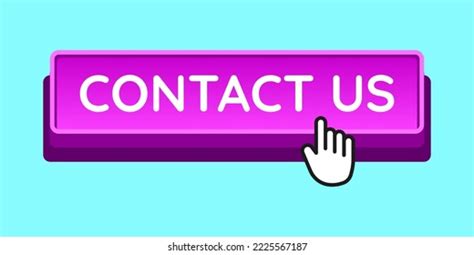 Cta Contact Us Violet Button Stock Vector Royalty Free 2225567187 Shutterstock