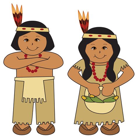 Large Girl Native American Cliparts Clipart Library Clip Art Library