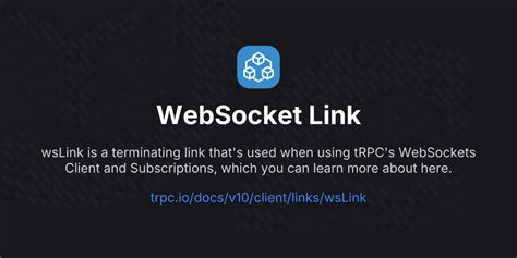Websocket Link Trpc