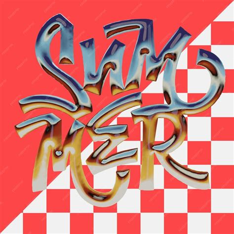 Premium Psd 3d Text Rendering Typography