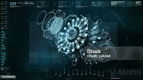 Hud는 미래 홀로그램 기계 헤드업 디스플레이 그래픽 사용자 인터페이스에 대한 스톡 사진 및 기타 이미지 헤드업 디스플레이
