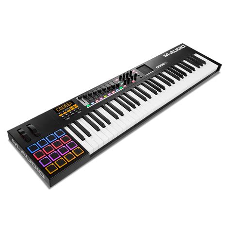 M Audio Code61 Blk Midi 61 Key Keyboard Controller With X Y Pad In