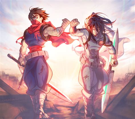 Strider Hiryuu And Strider Hien Strider Drawn By Leo Tail Danbooru