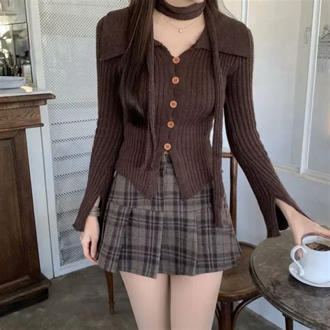 [ 따뜻დ 데이트룩 치마바지] 체크 하프 플리츠 핀턱 맞주름 A라인 Sk 미니스커트 데이지멜로우