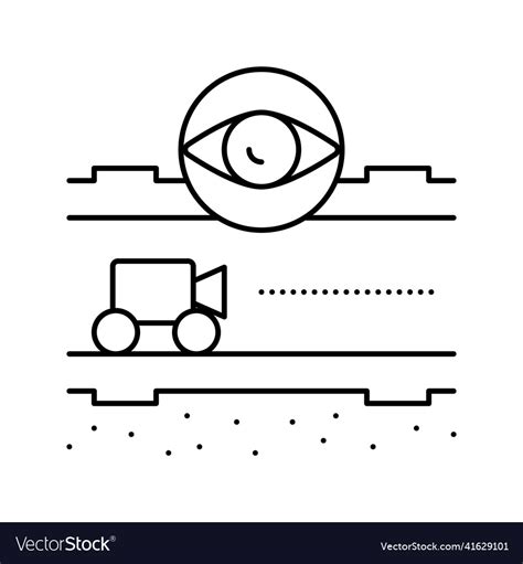 Supervision And Researching Pipeline Construction Vector Image