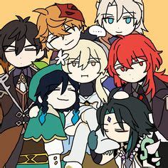 Lumine Harem Ideas Albedo Impact Fan Art