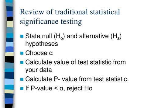 Ppt Understanding P Values And Confidence Intervals Powerpoint Presentation Id397553