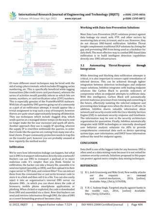 DNS Data Exfiltration Detection PDF
