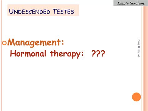 Empty Scrotum Tutorial Ppt