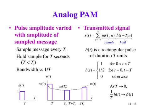 Ppt Analog Pulse Amplitude Modulation Powerpoint Presentation Free