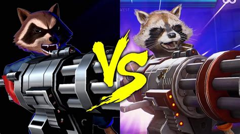 Mvc3 Vs Mvci Rocket Raccon Youtube