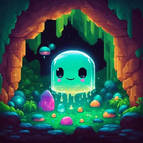 Premium Photo A Cartoon Illustration Of A Monster With A Cave In The