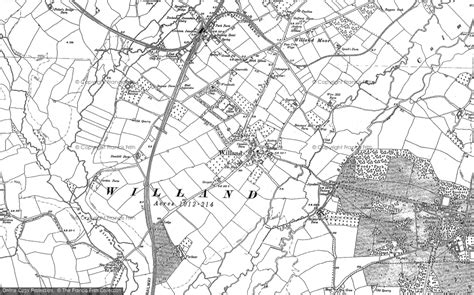 Old Maps Of Willand Devon Francis Frith