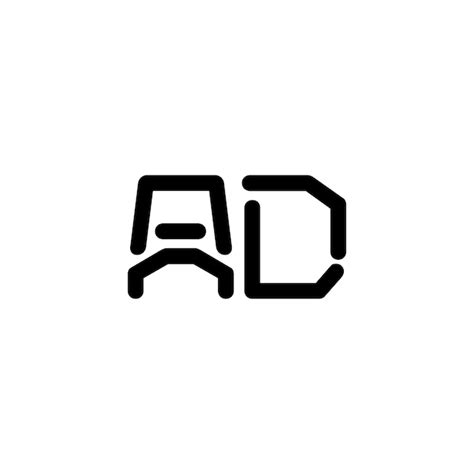 Premium Vector Ad Monogram Logo Design Letter Text Name Symbol