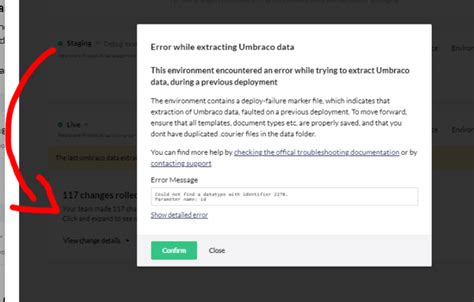 Heartcore Cloud Portal Deployment Failure Handling P Issue Umbraco Umbraco