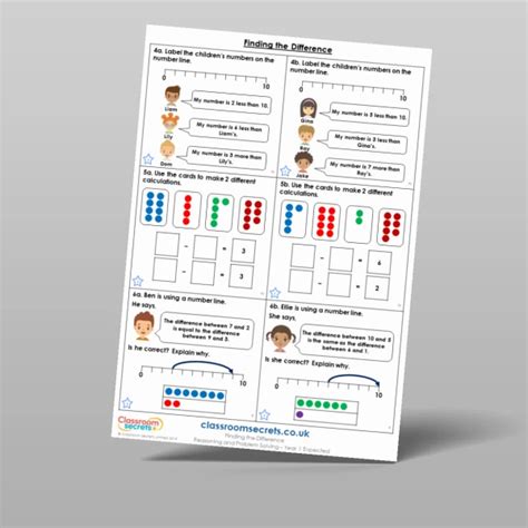 Year 1 Finding The Difference Practical Activities Resource Classroom