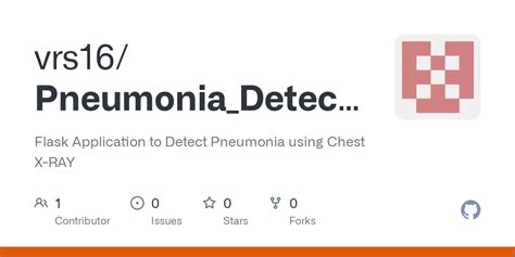 Github Vrs16pneumoniadetection Flask Application To Detect Pneumonia Using Chest X Ray