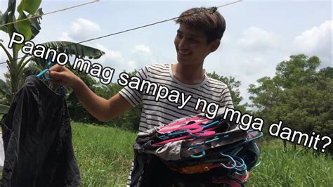Paano Magsampay Ng Mga Damit Youtube