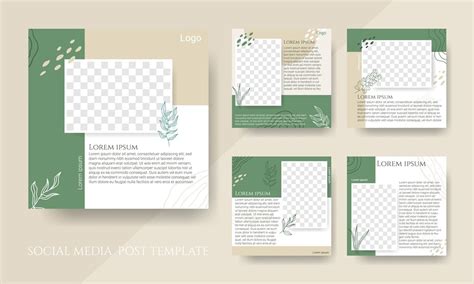Set Of Social Media Posts Template Graphic By Katakari · Creative Fabrica