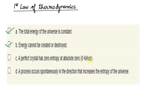 Solved The Select Process Occurs Select Law Of Thermodynamics
