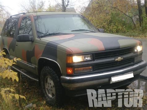 CHEVROLET TAHOE: Full Overspray Camouflage #raptorised