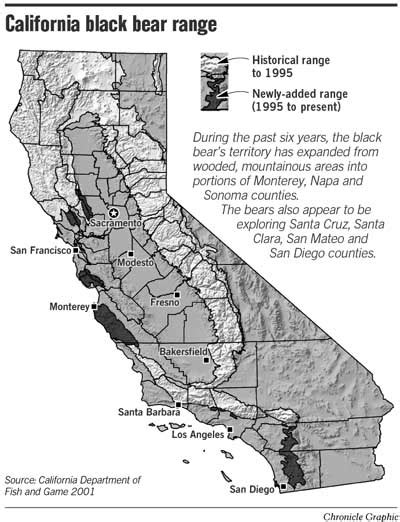 California Brown Bear Range