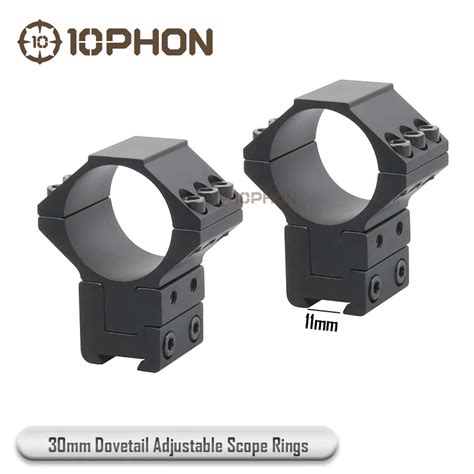 10 폰 스코프 마운트 조절 가능한 더브테일 레일 사이트 브래킷 전술 소총 사이트 마운트 사냥 총 액세서리 11mm 레일 30mm 레일 Aliexpress