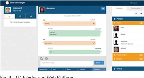 figure 1 from web and ios based instant messaging im application for