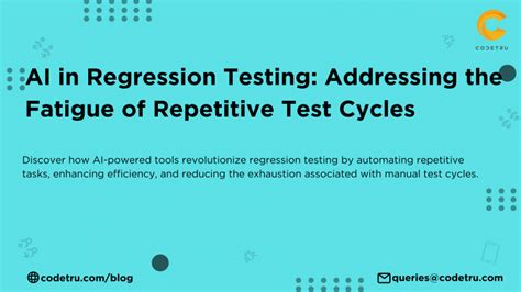 Ai In Regression Testing Codetru Ai