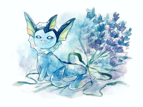 Vaporeon Pokemon Drawn By Non Kumakawayusu Danbooru