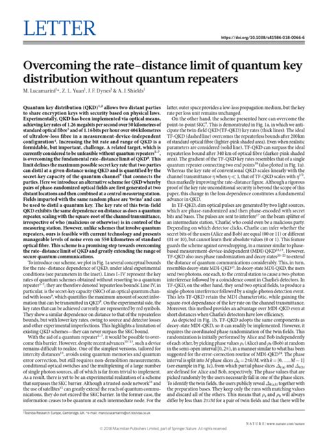 Original Tf Qkd Download Free Pdf Interferometry Fiber Optic