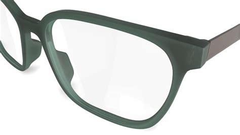 Specsavers Womens Glasses Kale Green Square Plastic Rpet Injection