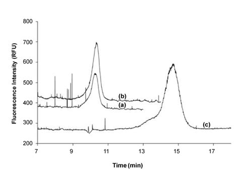 Figure 4 Electropherograms Of Hsa Samples Labeled With