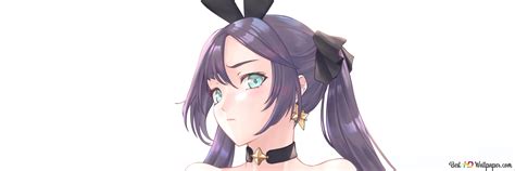 Cute Hot Witch Mona Genshin Impact K Wallpaper Download