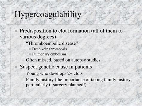 Ppt Disorders Of Coagulation And Hemostasis Powerpoint Presentation