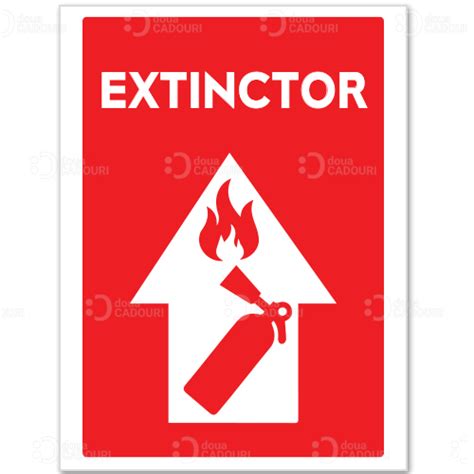 Indicator Extinctor In Caz De Incendiu
