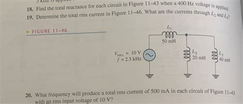 Solved Find The Total Reactance For Each Circuit In Figure