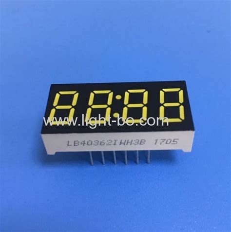 Ultra White 4 Digits 0 36common Anode 7 Segment Led Clock Display For Stb Oven Timer