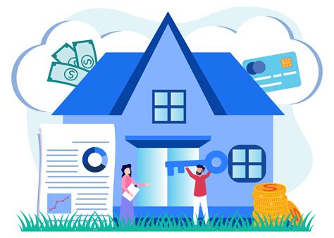 Illustration Vector Graphic Cartoon Character Of Invest Money In Real