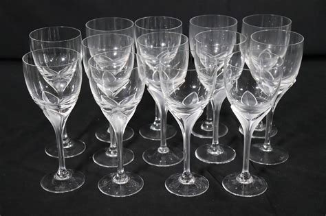 13 Rosenthal Crystal Wine Glasses Studio Linie By Rosenthal Auction