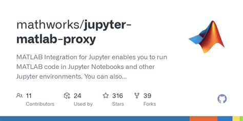 Github Mathworksjupyter Matlab Proxy Matlab Integration For Jupyter Lama Itani