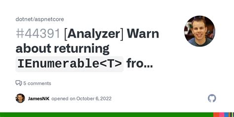 [analyzer] warn about returning `ienumerable ` from action or minimal