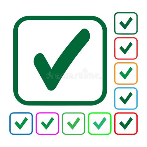 Checkmark Vector Checkmark Icon Set Approved Symbol Checked Checkbox Mark Checkmark Set