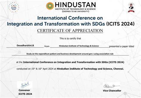 Devadharshini B On Linkedin Research Conference Presentation Networking Innovation