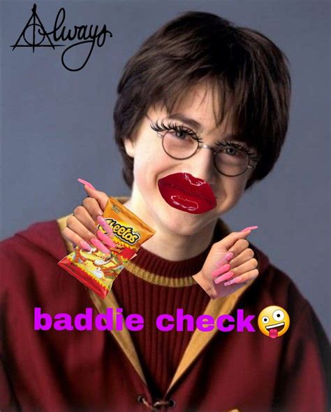 Harry Potter Baddie Check 💅 Harry Potter Funny Harry Potter Memes