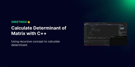 Calculate Determinant Of Matrix With C Koungmeng S Blog