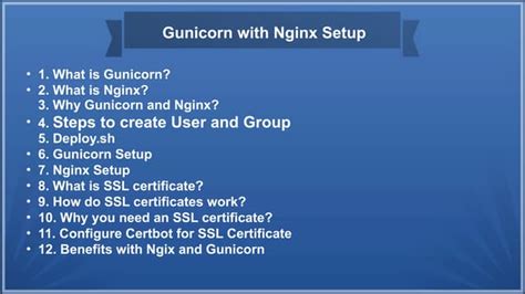 Nginx Deploy On Linux Server With 80 And 442 Ppt