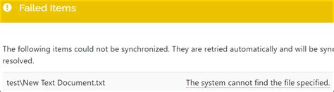 Failed Items Andor Out Of Sync Errors When Using Nested Folders · Issue 7074 · Syncthing