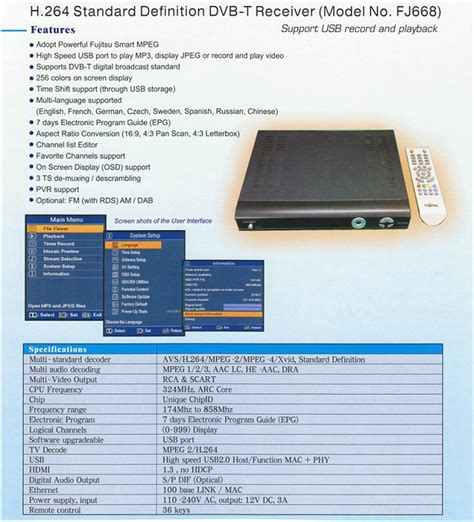 Sd Dvb T Receiver Tricess Electronics