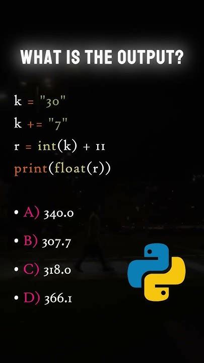 Python Quiz Mcq Questions Python Programminglife Pythonprogramming Shorts Codingwithcode